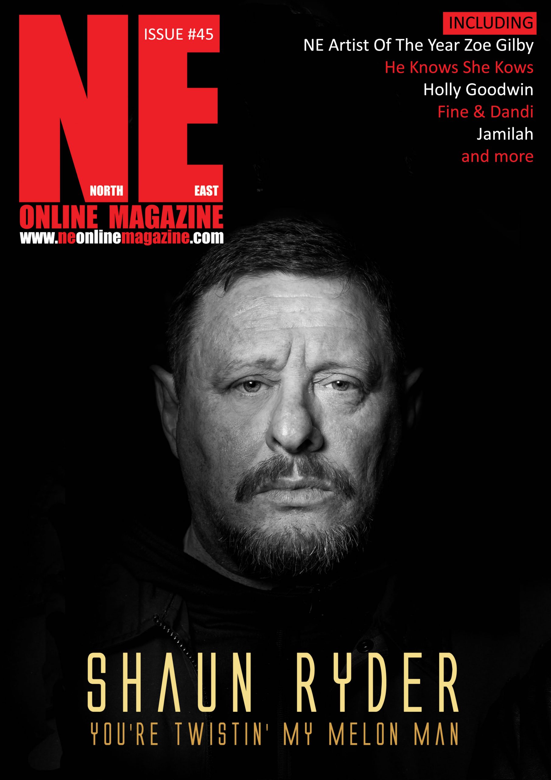 NE Online Magazine Issue 45 – Shaun Ryder – North East Online Magazine